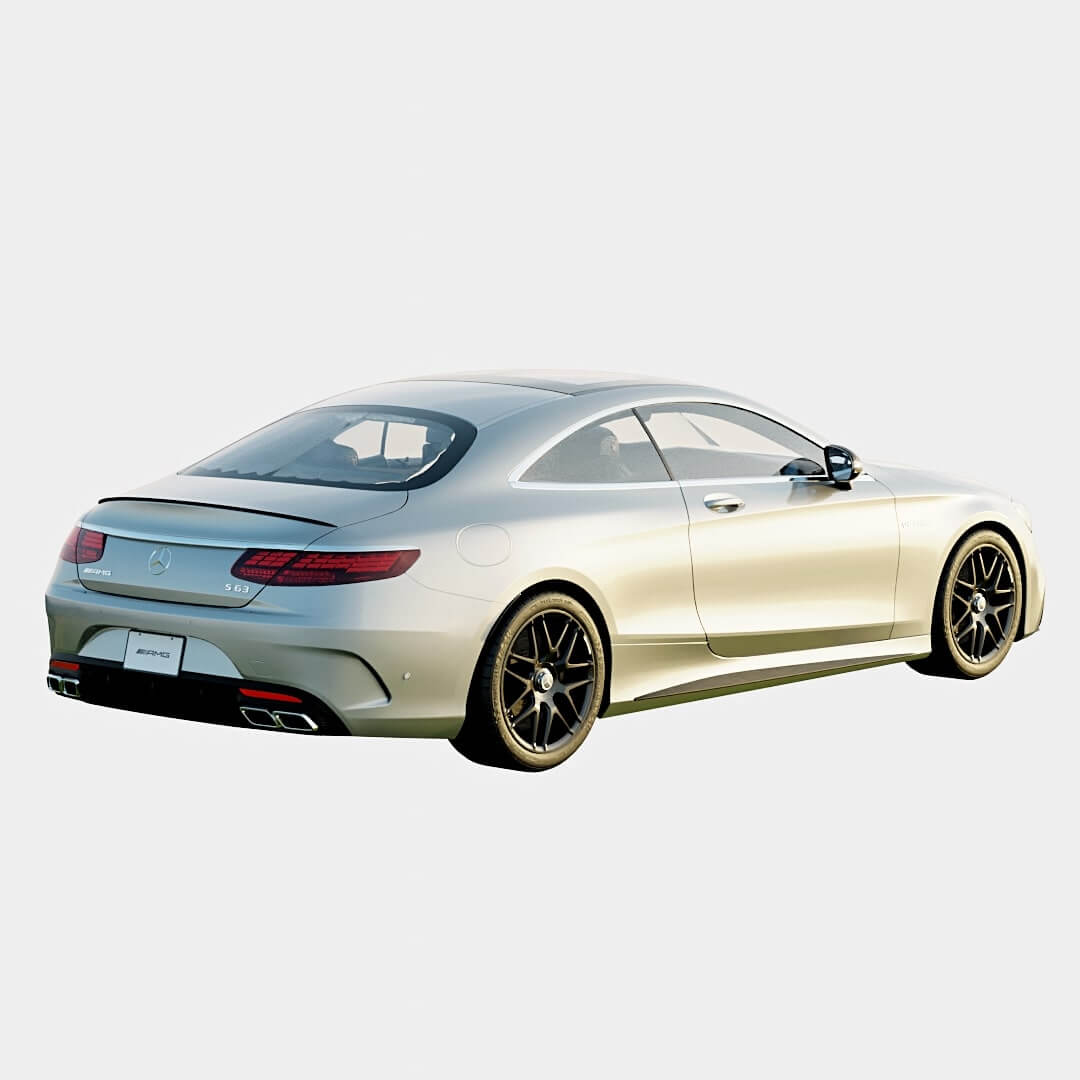 Mercedes-AMG S63 4MATIC 2020 Coupe 3D Model by 777angels777