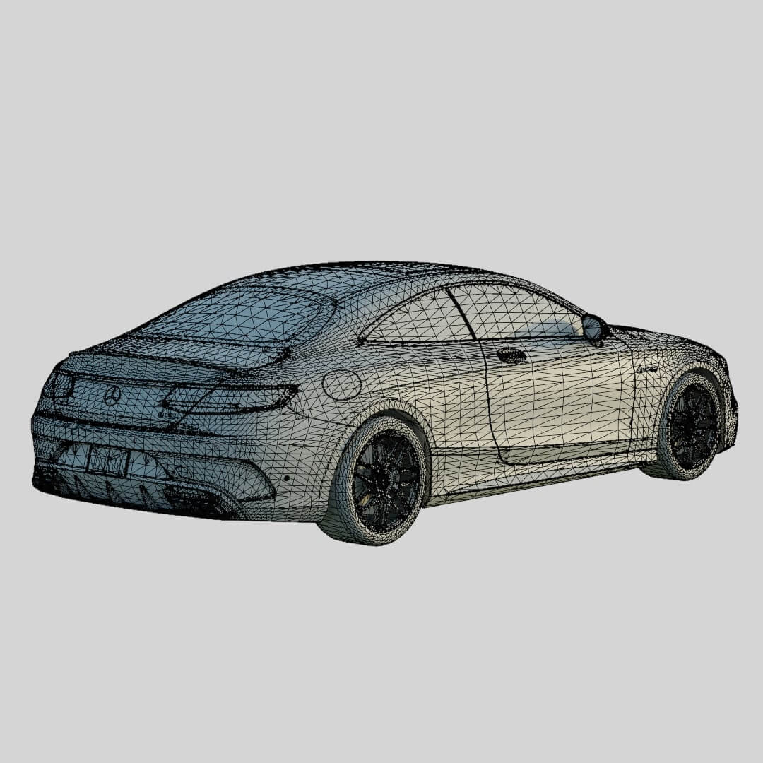 Mercedes-AMG S63 4MATIC 2020 Coupe 3D Model by 777angels777