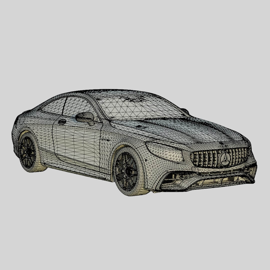 Mercedes-AMG S63 4MATIC 2020 Coupe 3D Model by 777angels777