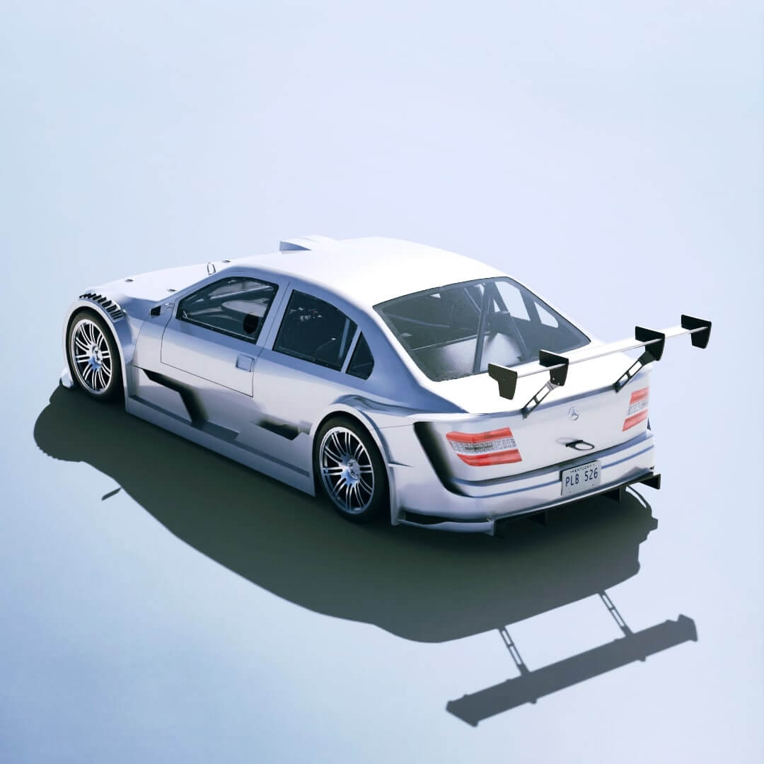 Mercedes Benz C Class Touring Race 2018 - 3D Model by 777angels777