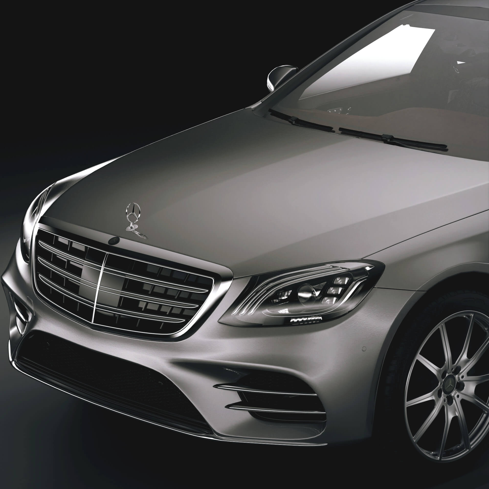 Mercedes Benz S560 2018 - 3D Model by 777angels777