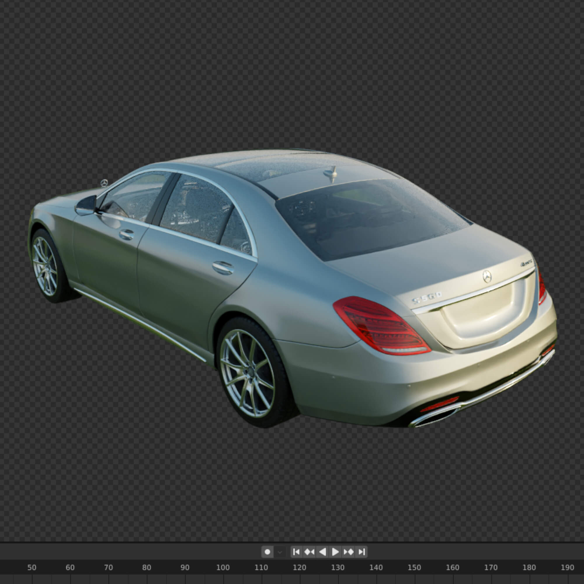 Mercedes Benz S560 2018 - 3D Model by 777angels777