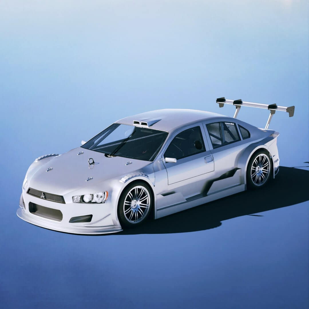 Mitsubishi Lancer Touring Race 2018 - 3D Model by 777angels777