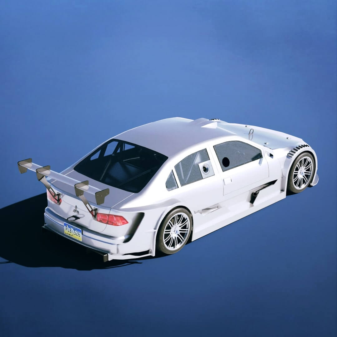 Mitsubishi Lancer Touring Race 2018 - 3D Model by 777angels777