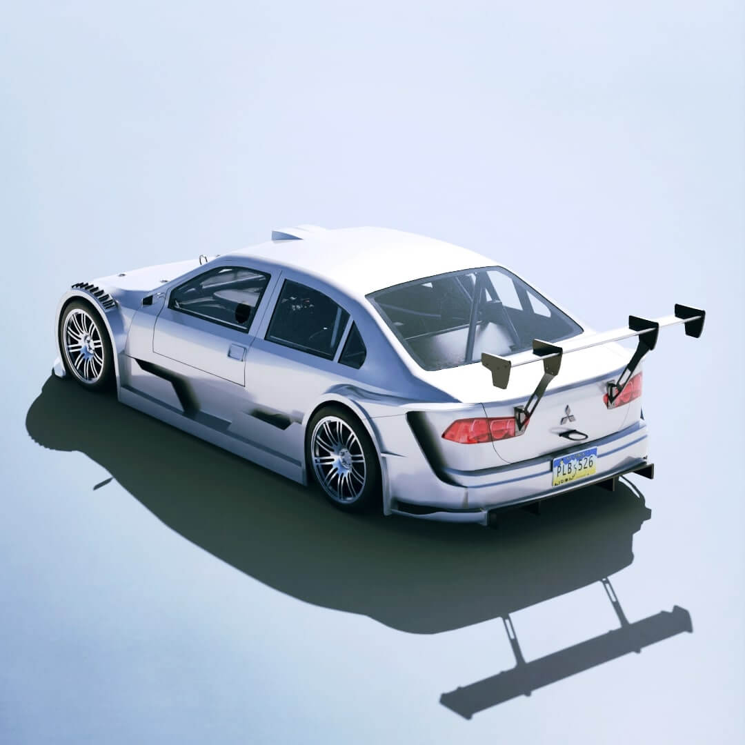 Mitsubishi Lancer Touring Race 2018 - 3D Model by 777angels777