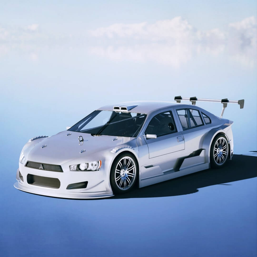 Mitsubishi Lancer Touring Race 2018 - 3D Model by 777angels777