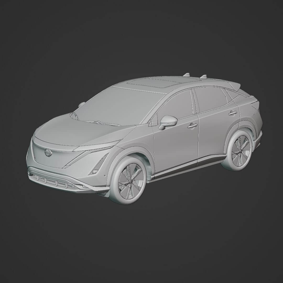 Nissan Ariya 2021 - 3D Model by 777angels777