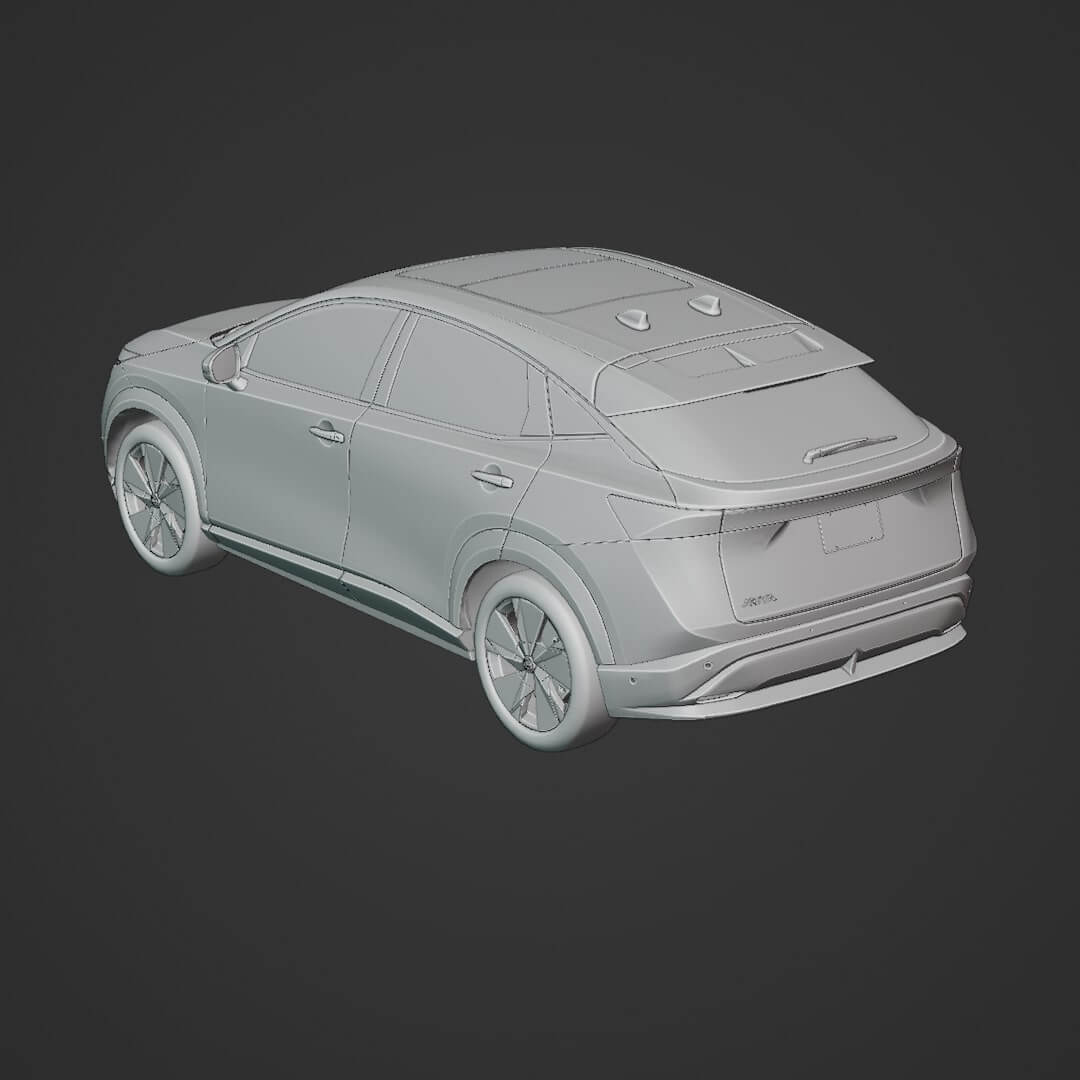 Nissan Ariya 2021 - 3D Model by 777angels777