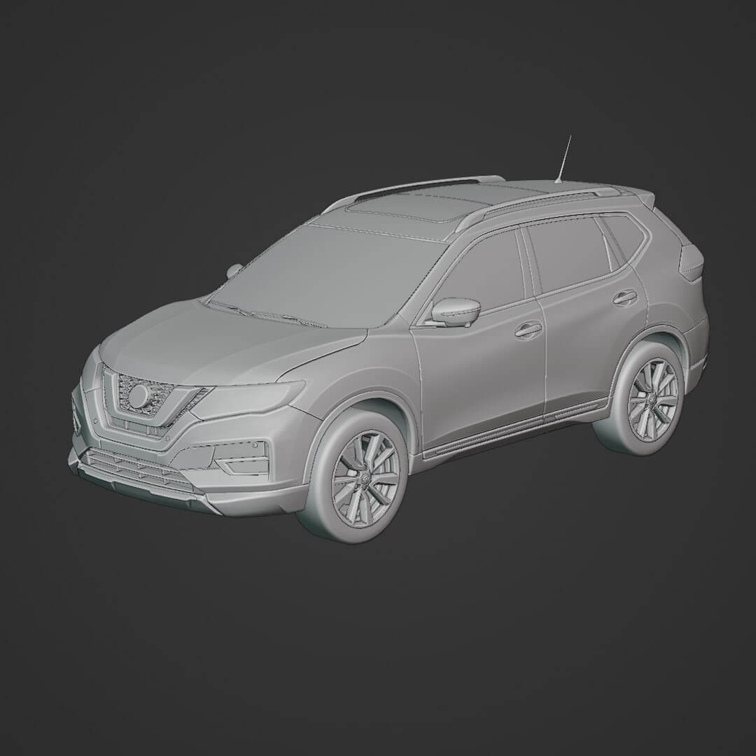 Nissan X Trail 2020 - 3D Model by 777angels777