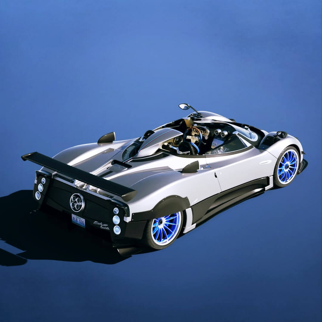 Pagani Zonda Hp Barchetta 2021 - 3D Model by 777angels777