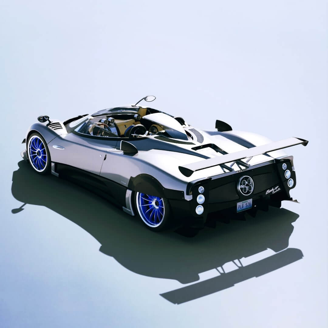 Pagani Zonda Hp Barchetta 2021 - 3D Model by 777angels777