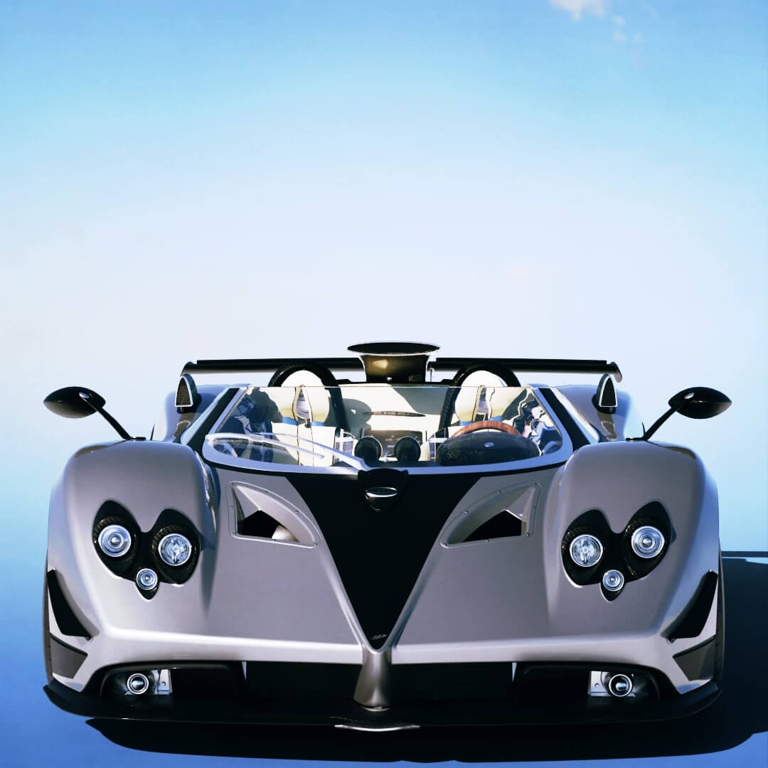 Pagani Zonda Hp Barchetta 2021 - 3D Model by 777angels777