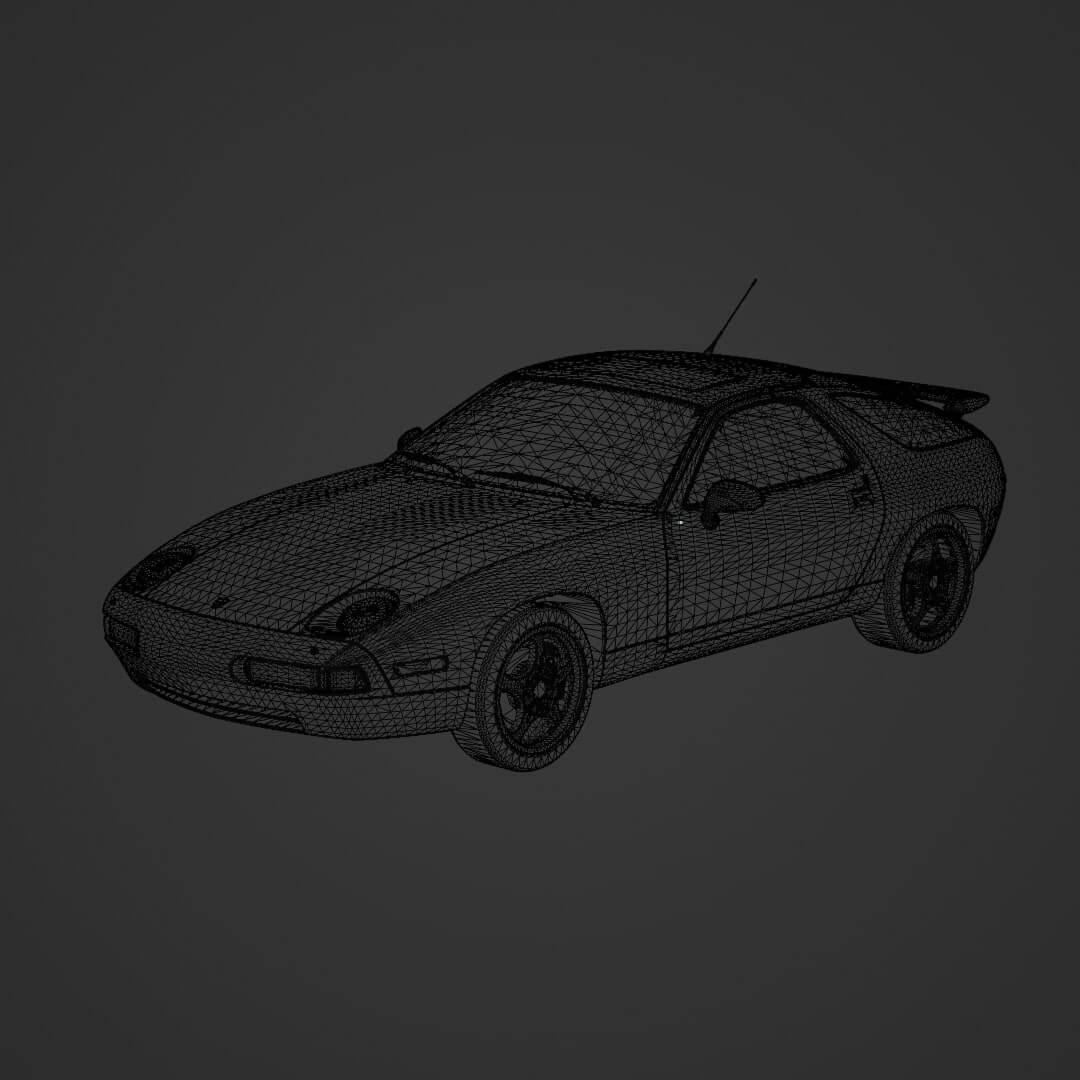 Porsche 928 GTS 1993 - 3D Model by 777angels777