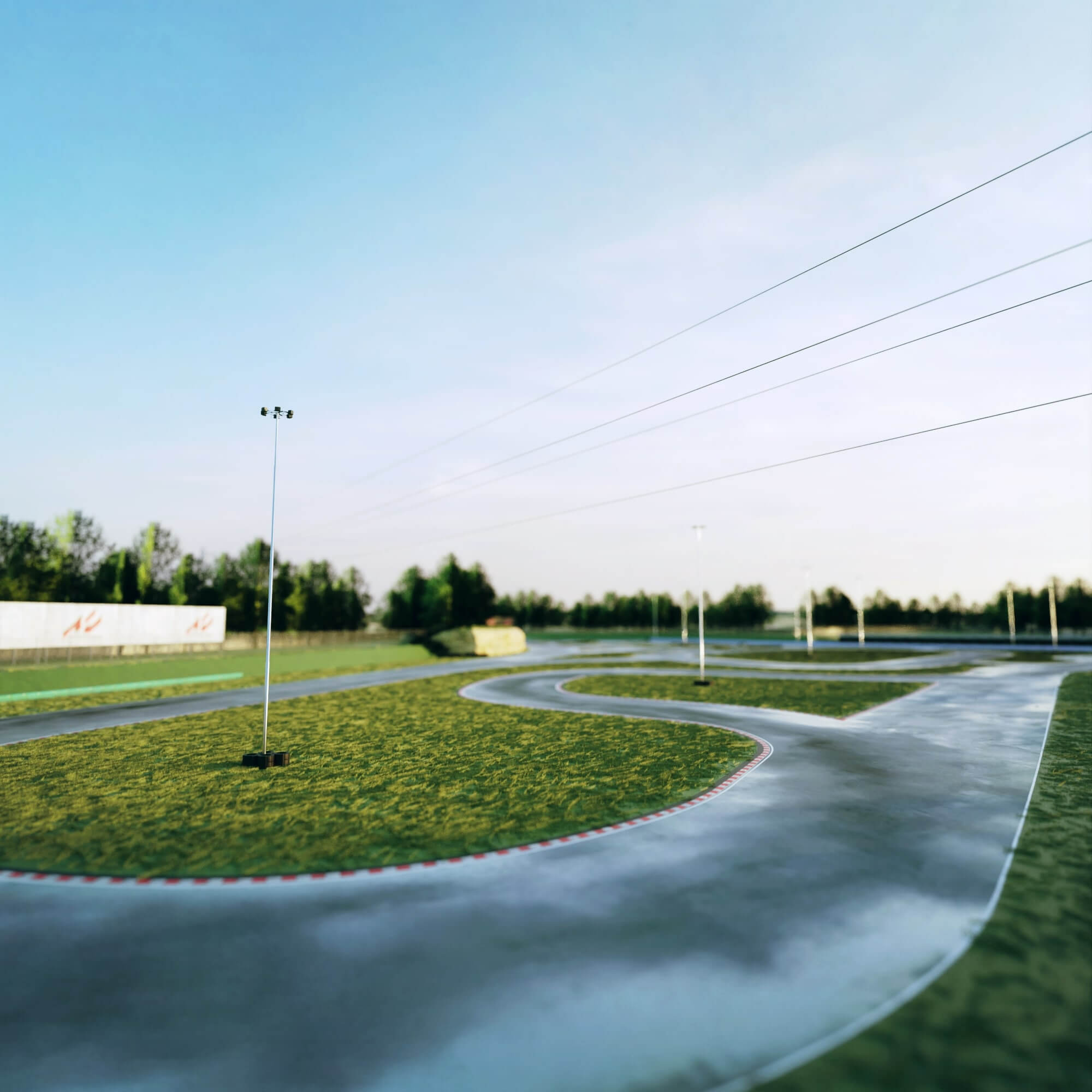Race Track for Drifting - 3D Model by 777angels777