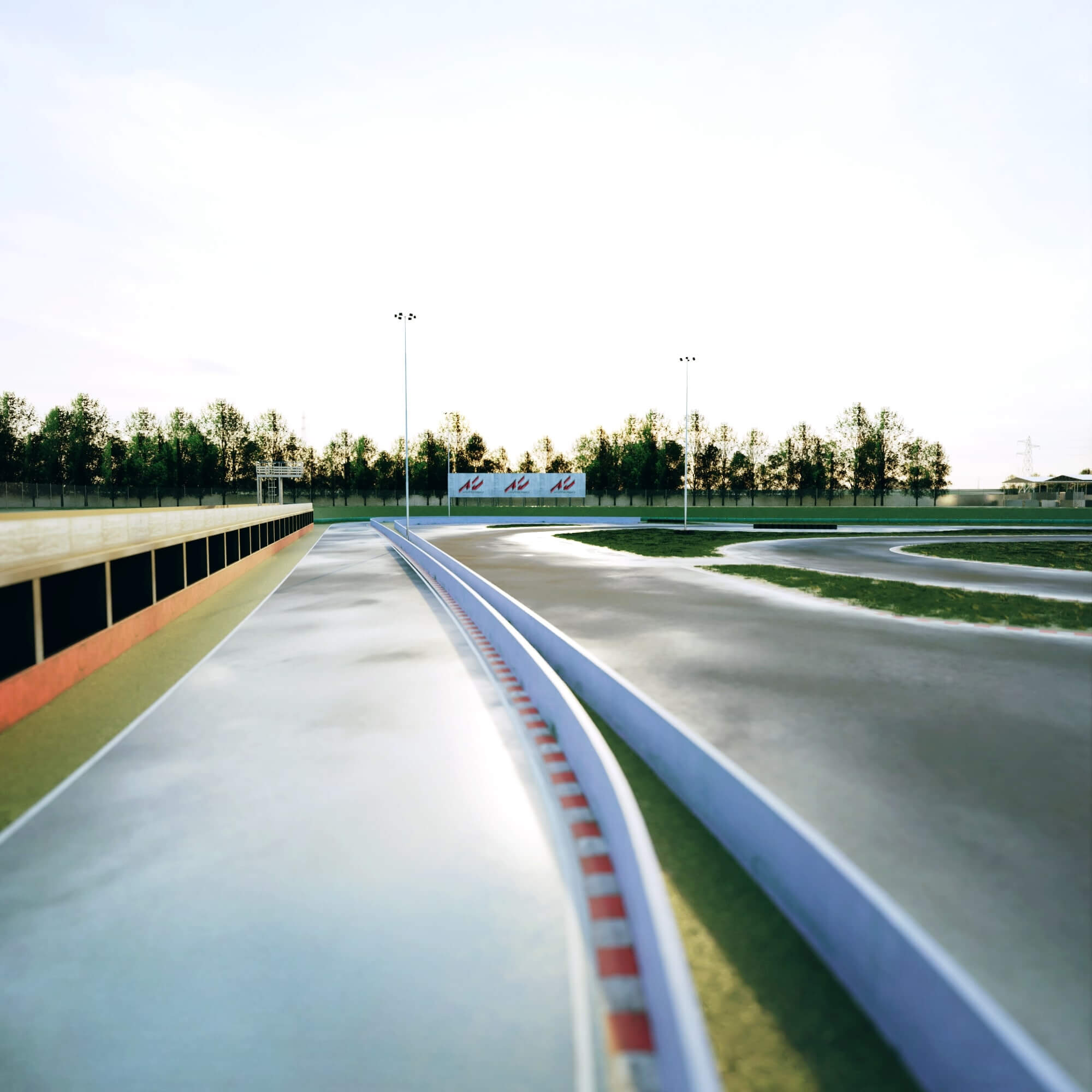 Race Track for Drifting - 3D Model by 777angels777