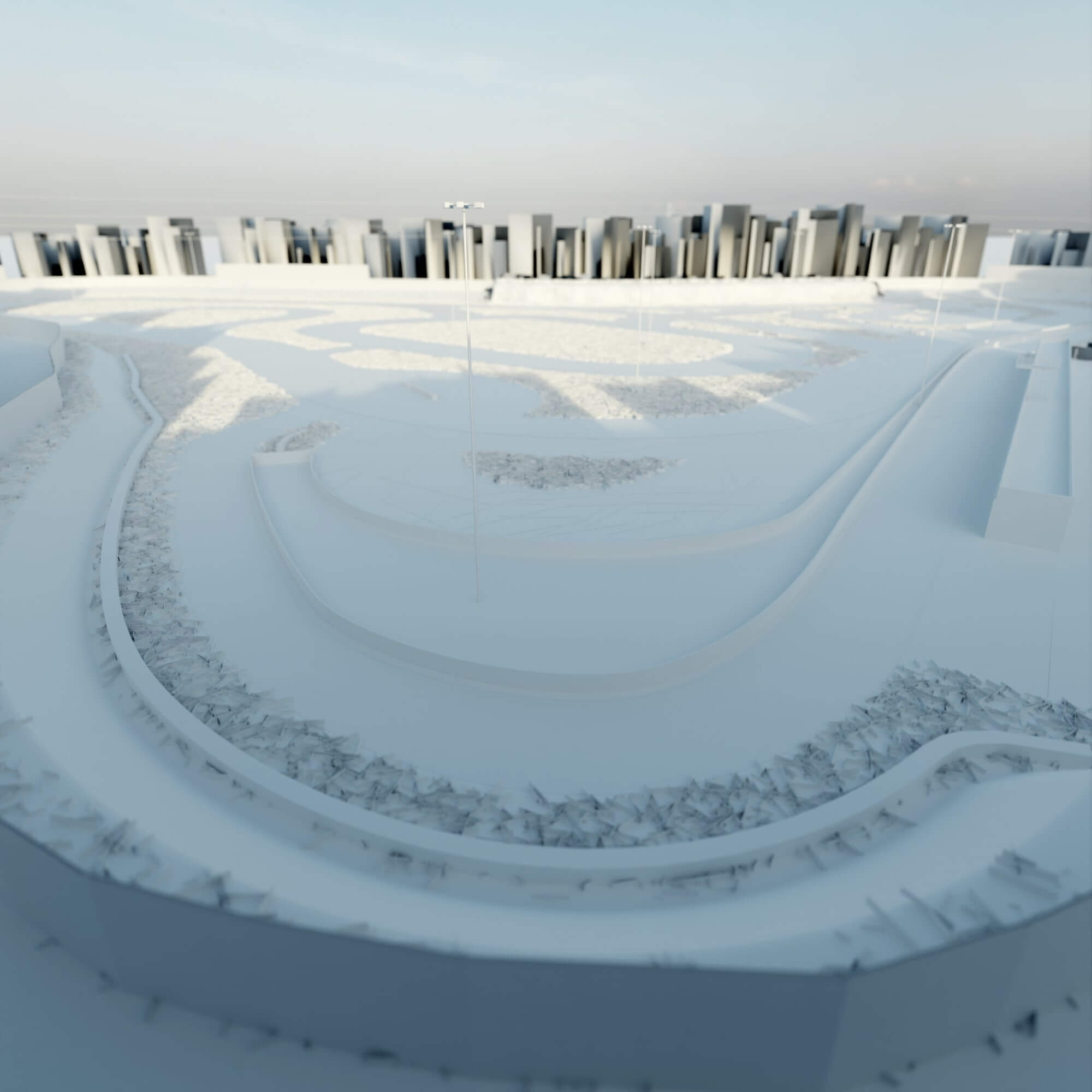 Race Track for Drifting - 3D Model by 777angels777