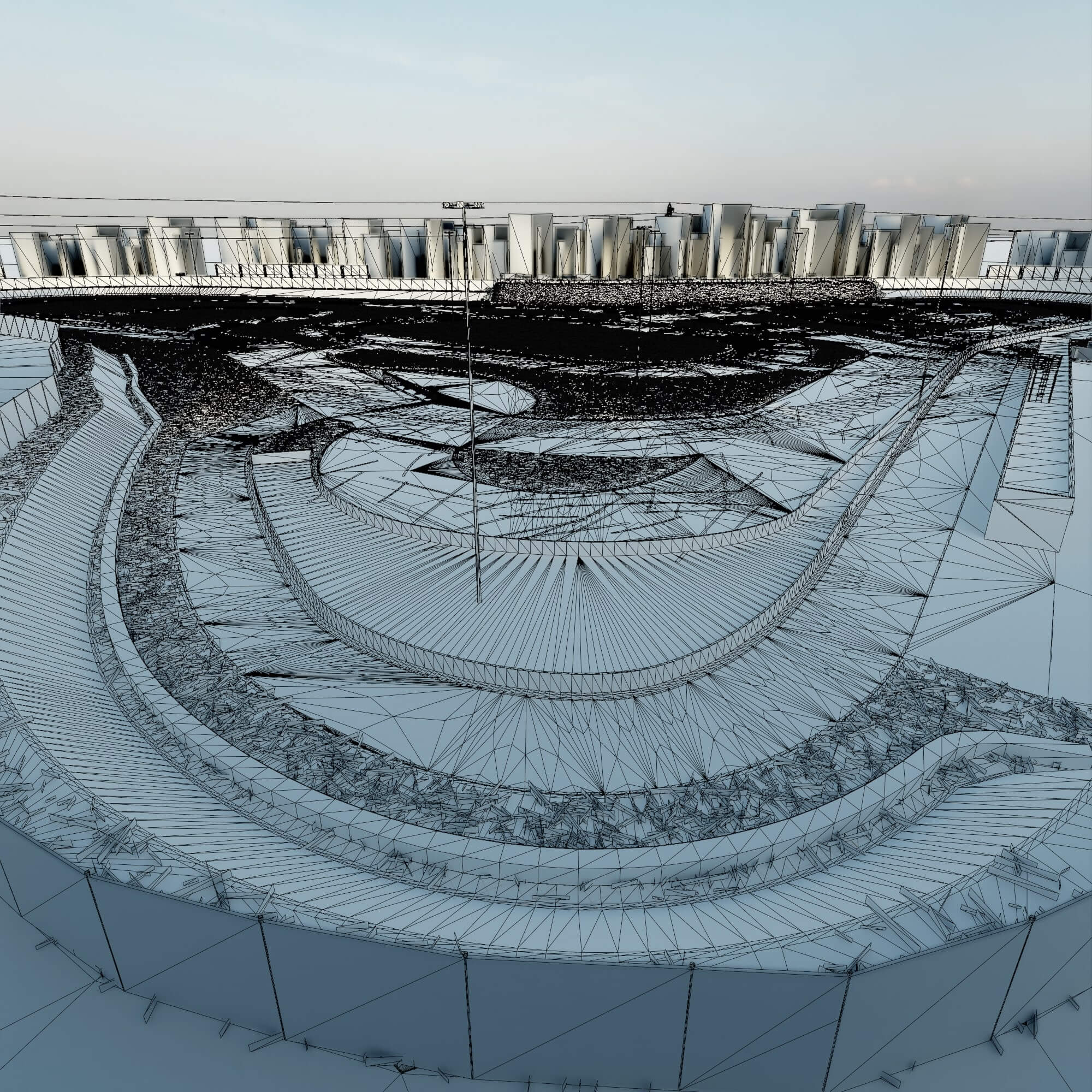 Race Track for Drifting - 3D Model by 777angels777