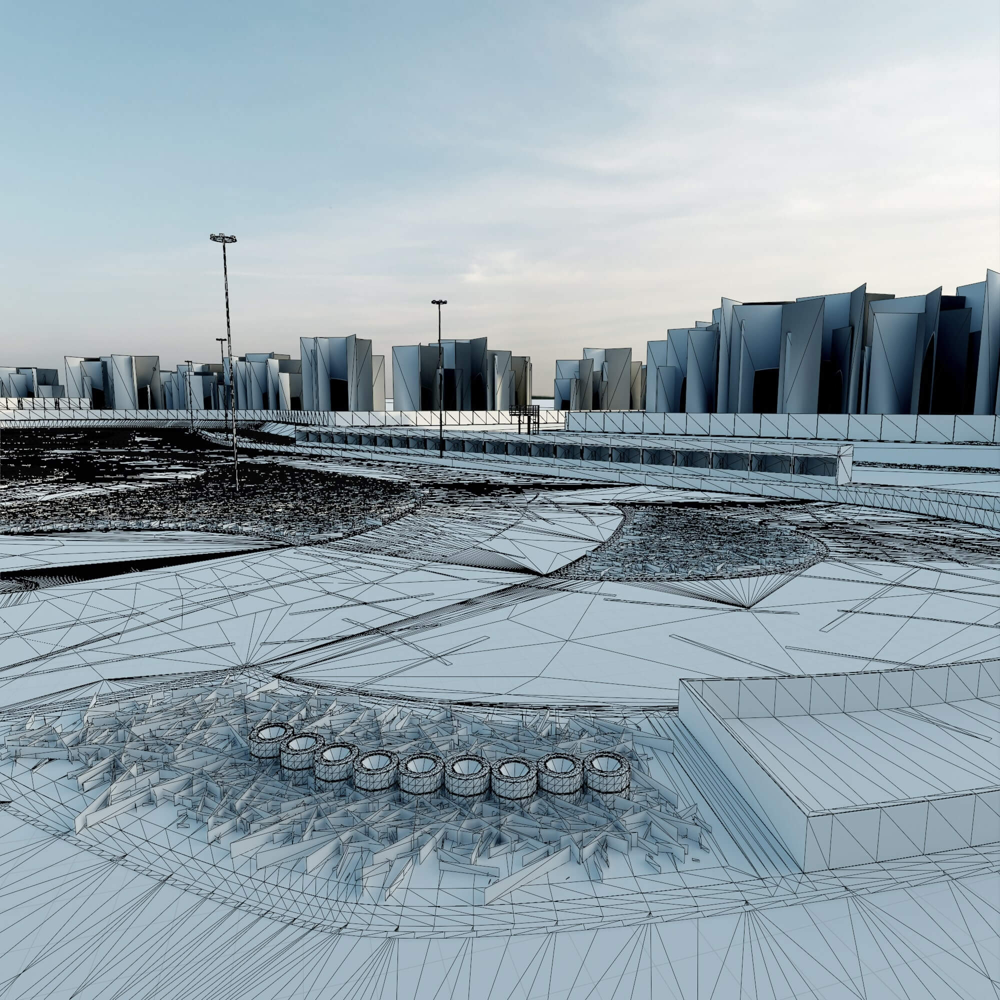 Race Track for Drifting - 3D Model by 777angels777