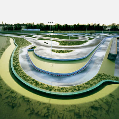 Race Track for Drifting - 3D Model by 777angels777