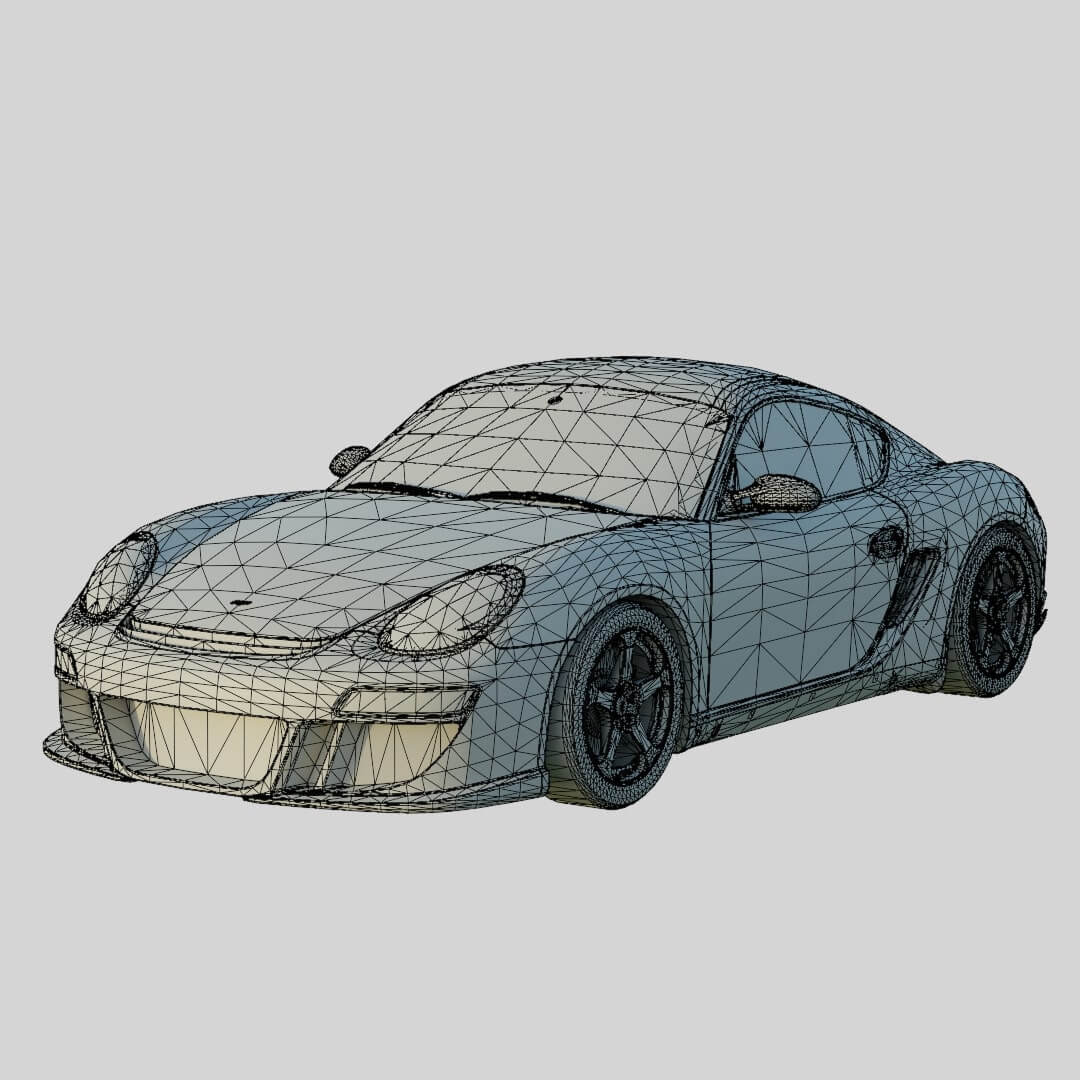 Ruf 3400K 2011 Based on Porsche Cayman Type 987 - 3D Model by 777angels777