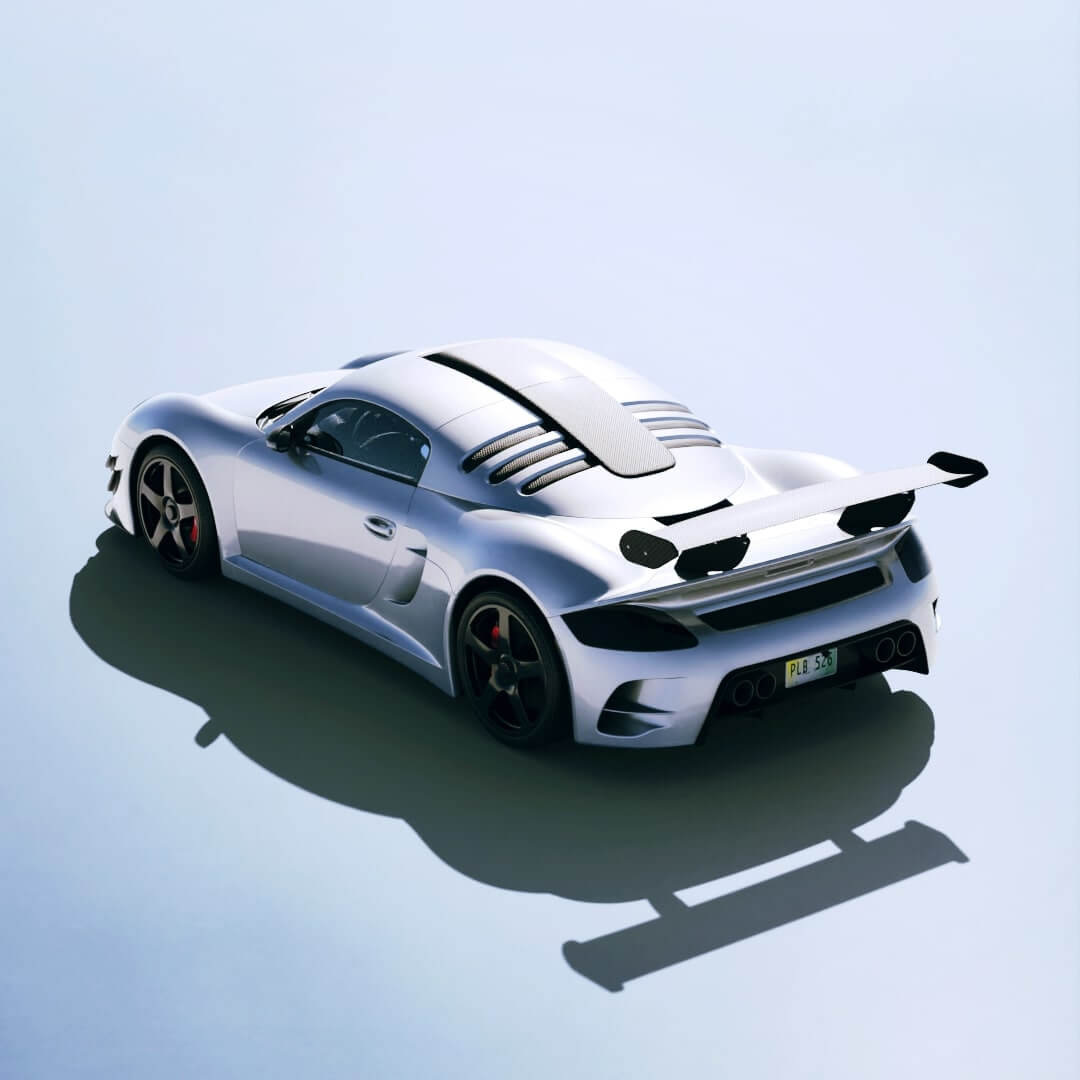 Ruf CTR3 Clubsport 2012 - 3D Model by 777angels777