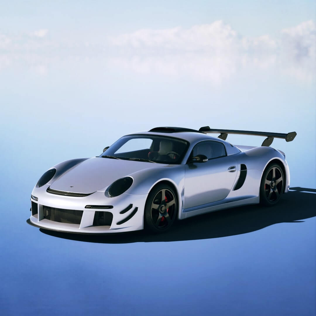 Ruf CTR3 Clubsport 2012 - 3D Model by 777angels777