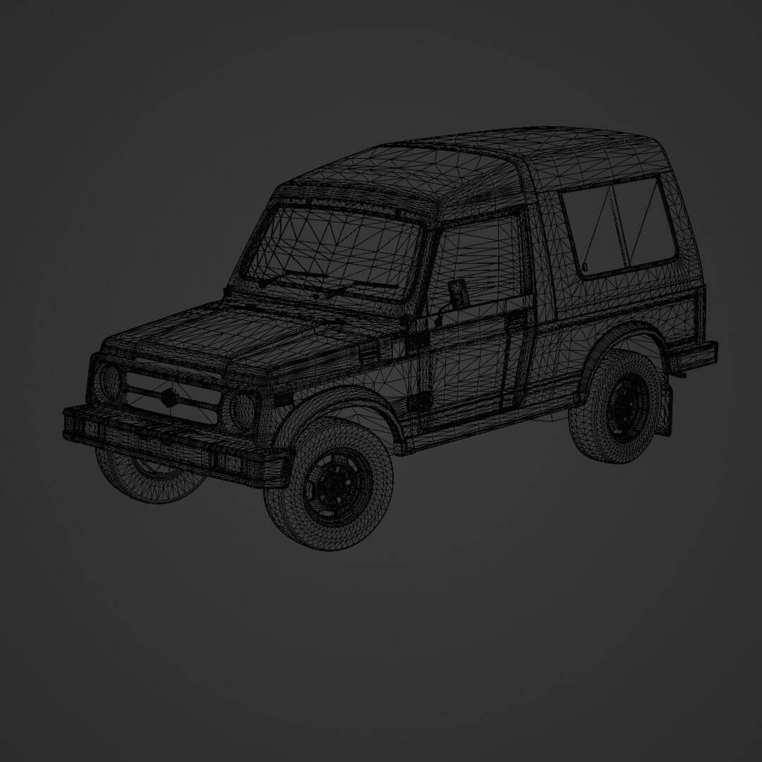 Suzuki Gypsy 2016 - 3D Model by 777angels777