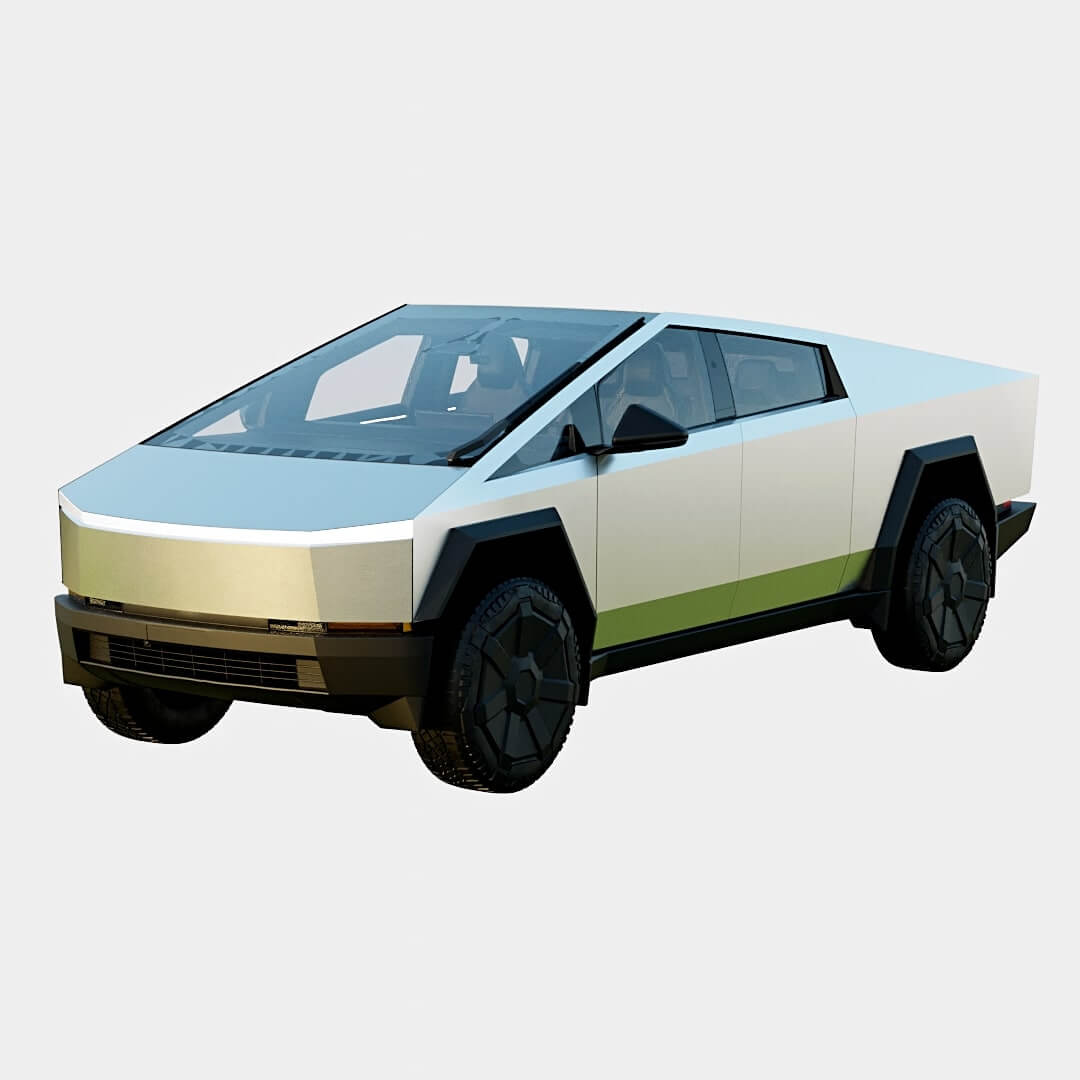 Tesla Cybertruck 2024 Production Version - Free 3D Model by 777angels777