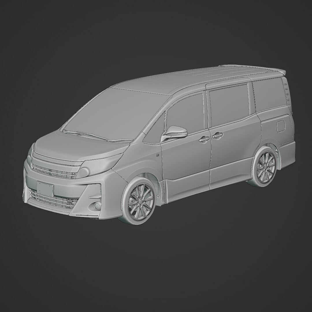 Toyota Noah GR Sport 2020 - 3D Model by 777angels777