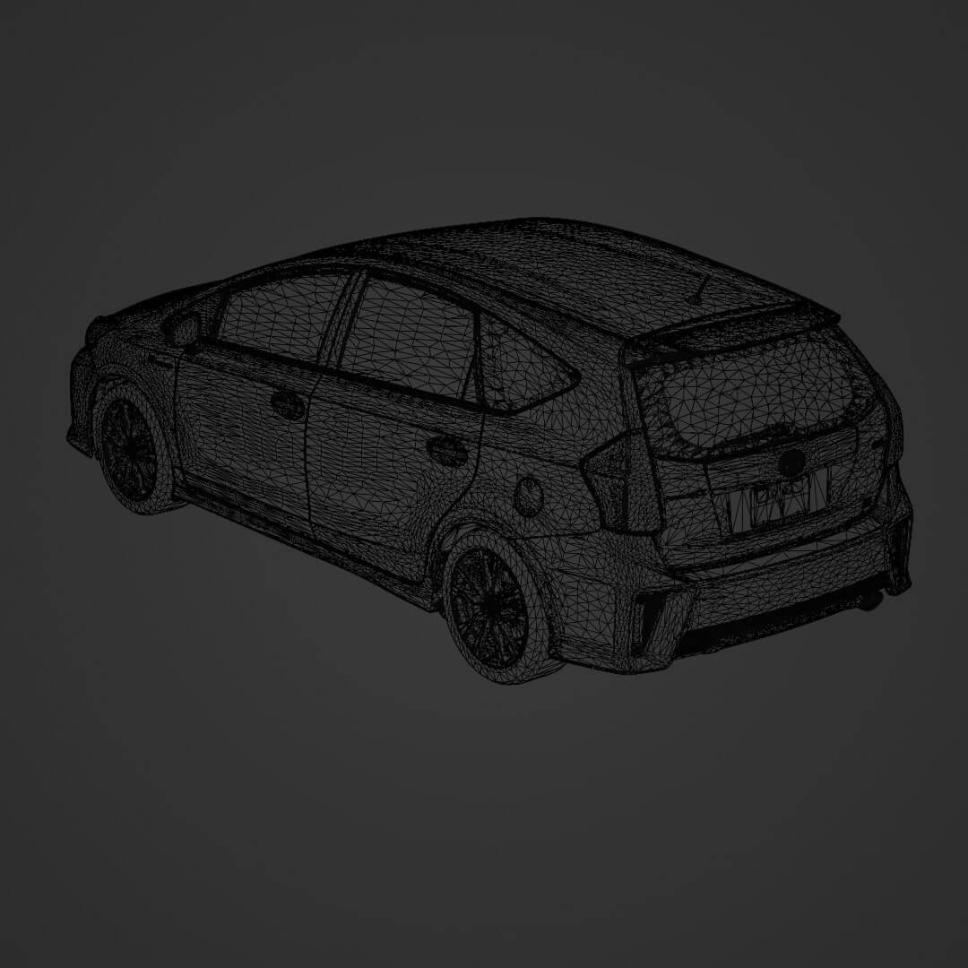 Toyota Prius Alpha GR Sport 2020 - 3D Model by 777angels777