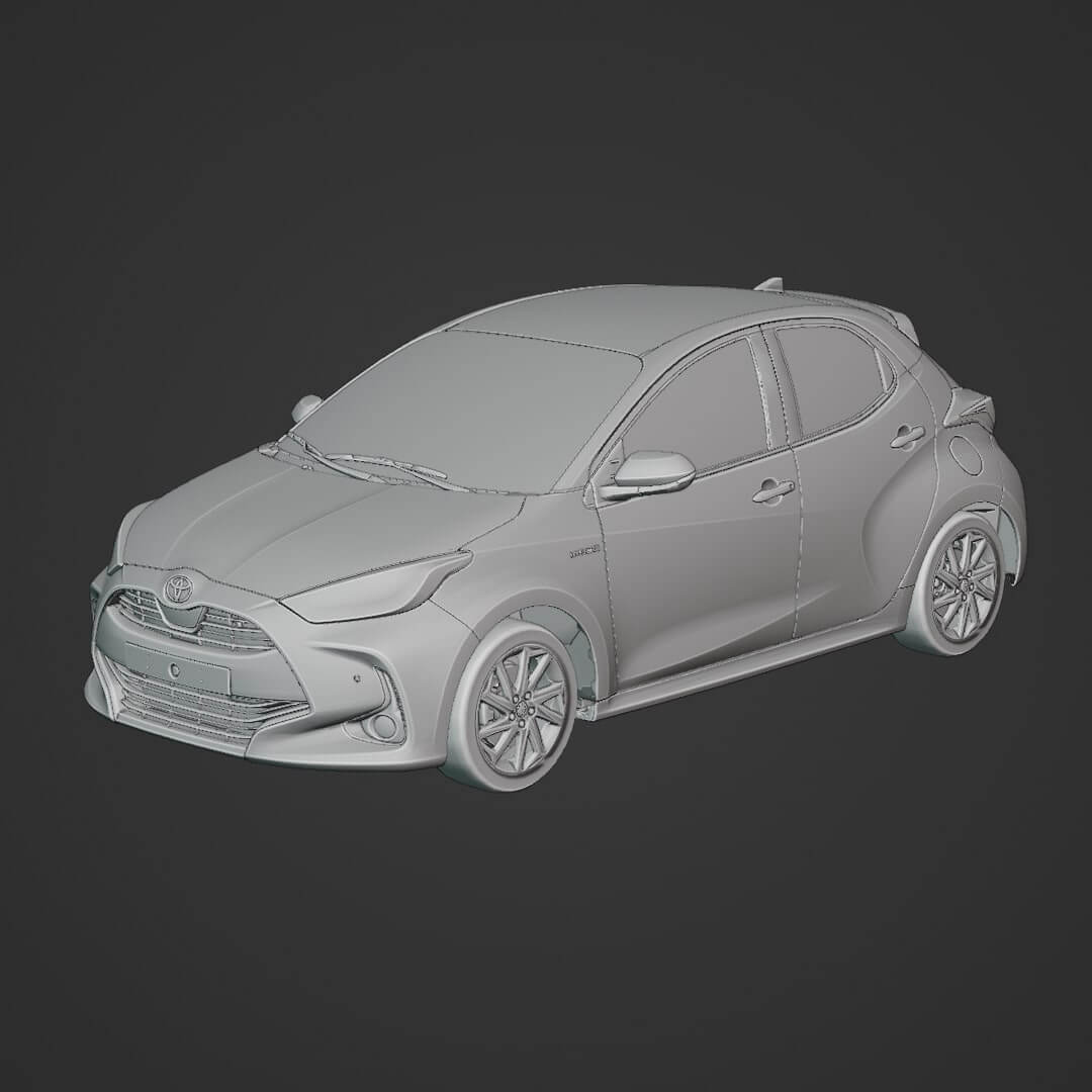 Toyota Yaris 2021 - 3D Model by 777angels777