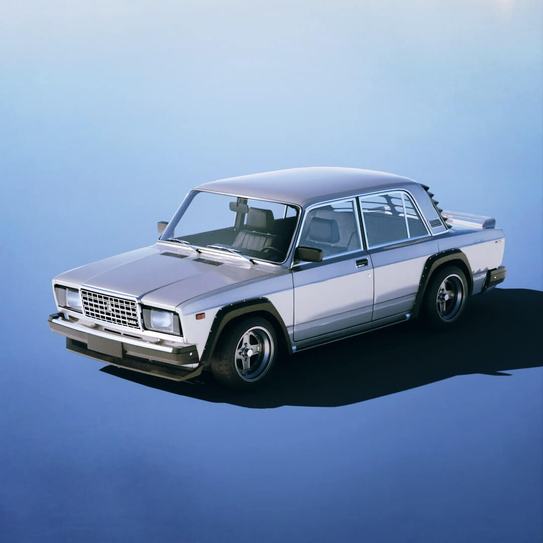Vaz 2107 Tuned 2004 - 3D Model by 777angels777