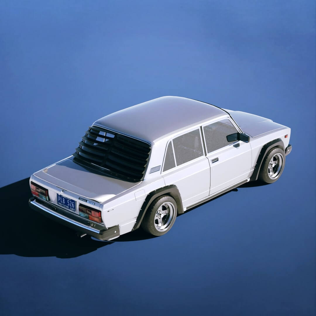 Vaz 2107 Tuned 2004 - 3D Model by 777angels777