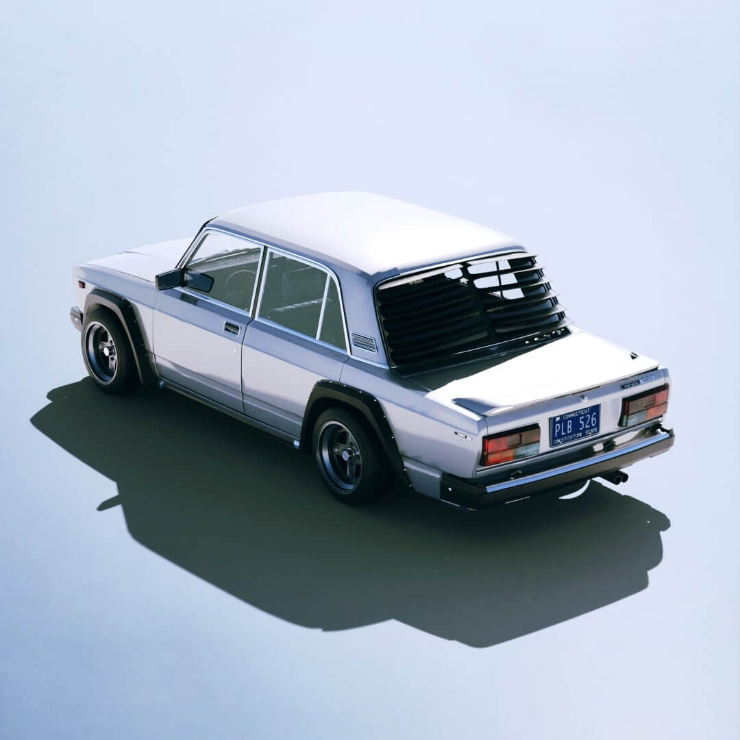 Vaz 2107 Tuned 2004 - 3D Model by 777angels777