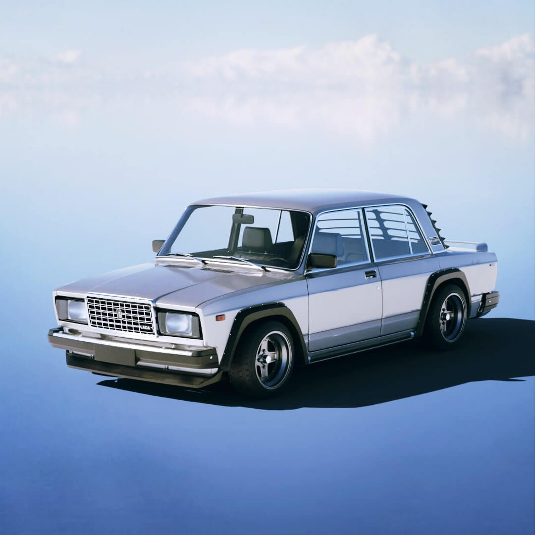 Vaz 2107 Tuned 2004 - 3D Model by 777angels777