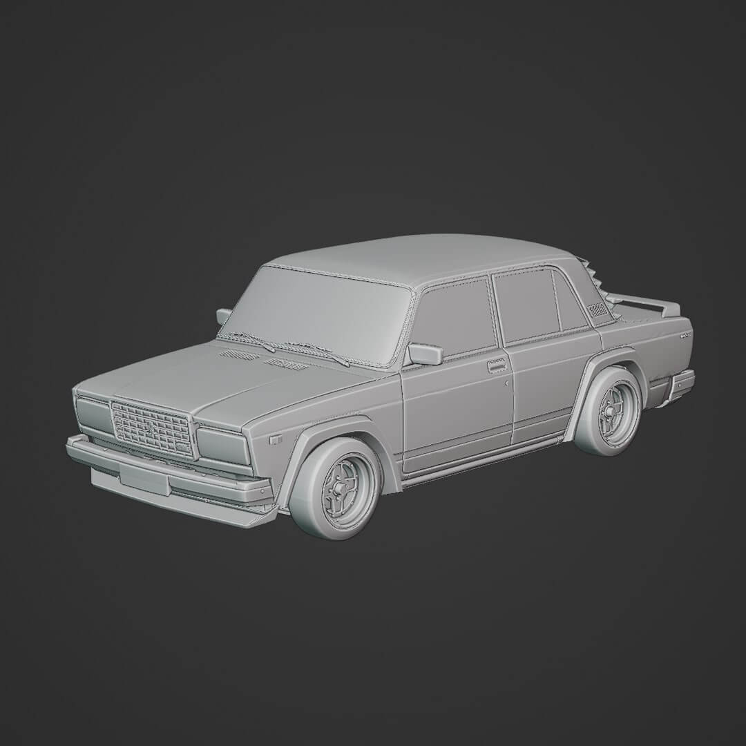 Vaz 2107 Tuned 2004 - 3D Model by 777angels777