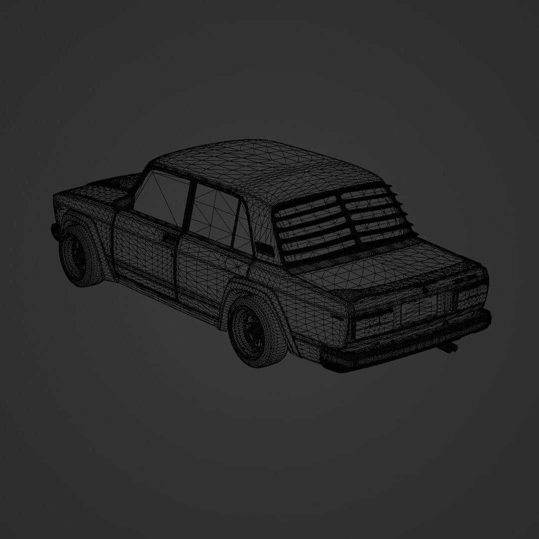 Vaz 2107 Tuned 2004 - 3D Model by 777angels777