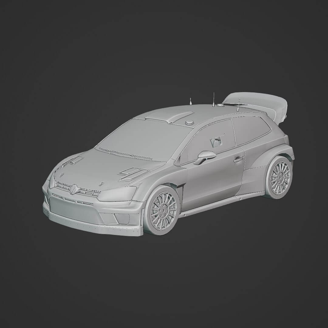 Volkswagen Polo R WRC 2015 - 3D Model by 777angels777