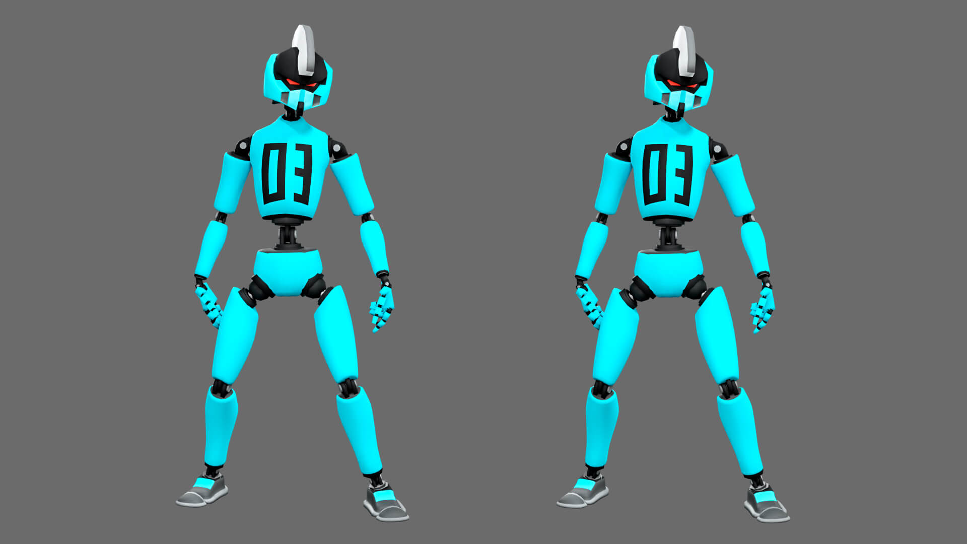 10 Unique Robots - 3D Model by 7ka