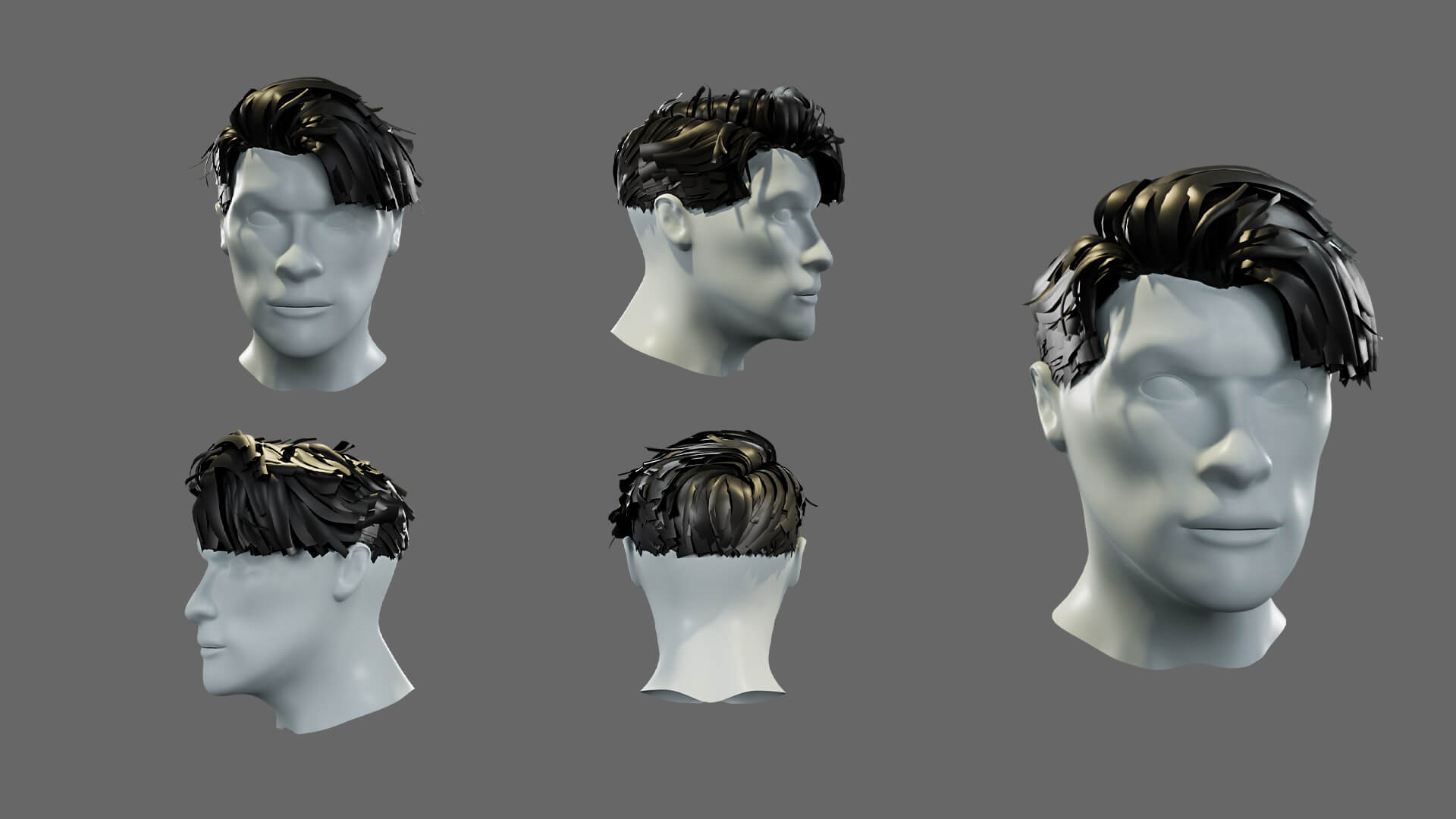 3D Hairstyle for Men by 7ka
