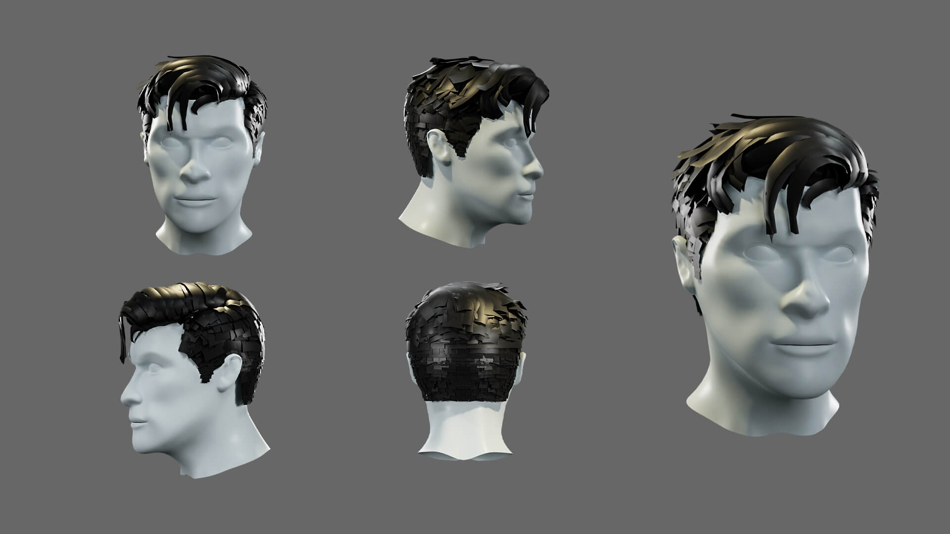 3D Hairstyle for Men by 7ka