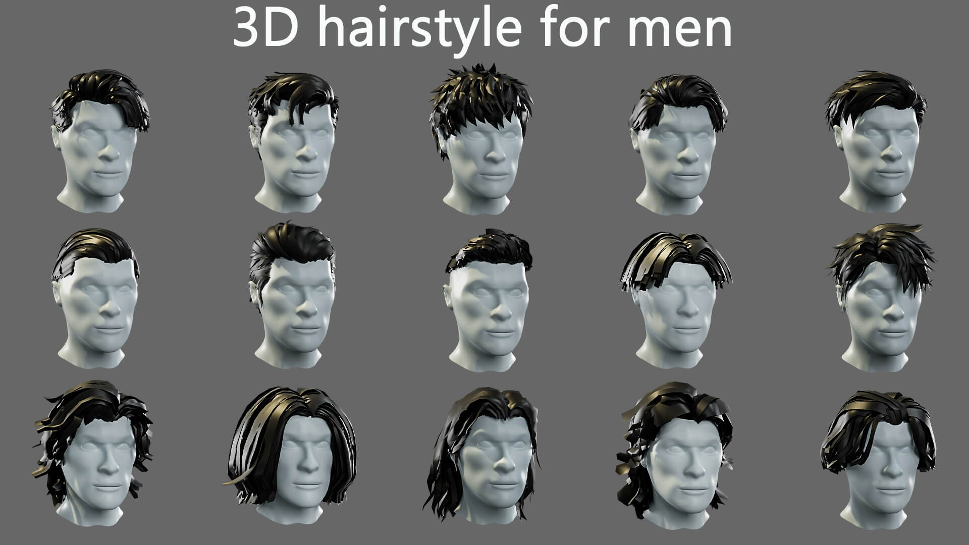 3D Hairstyle for Men by 7ka