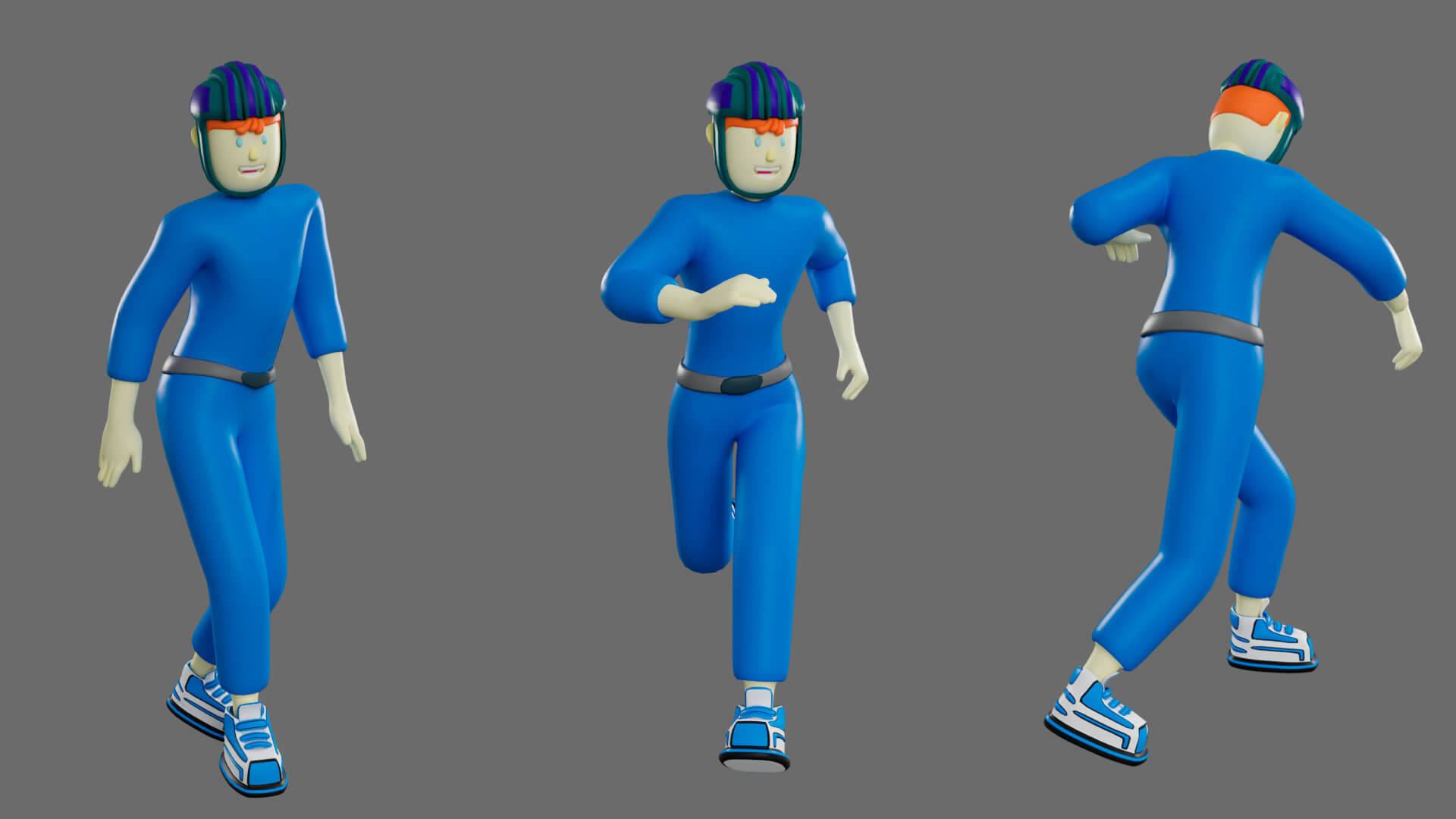 Cartoon Characters-1 3D Model by 7ka