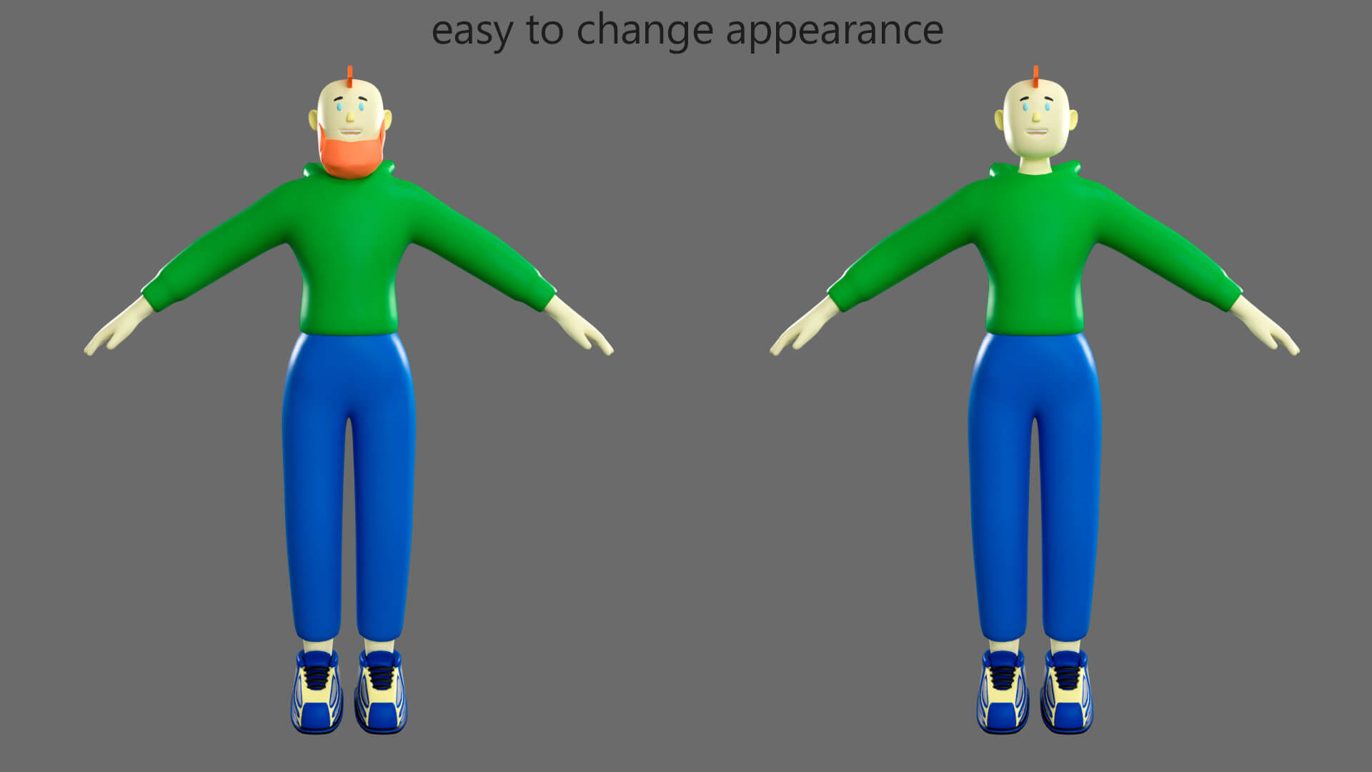 Cartoon Characters-1 3D Model by 7ka