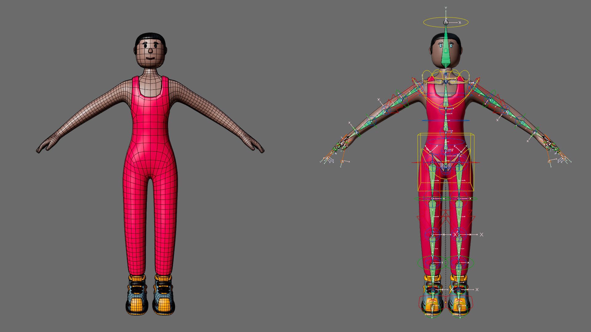 Cartoon Characters-1 3D Model by 7ka