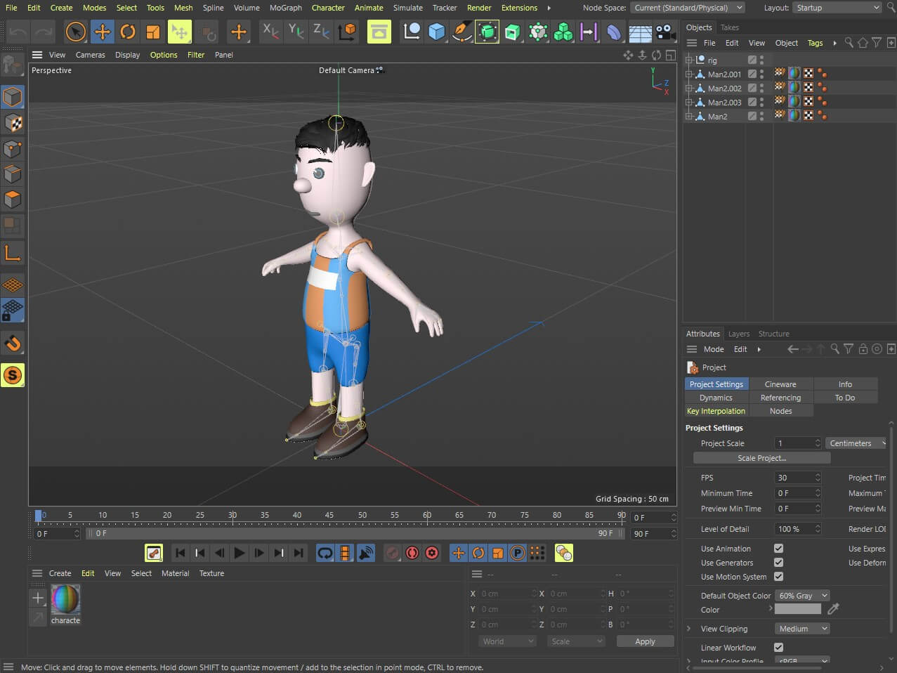 Cartoon Characters Sports Team - 3D Model by 7ka