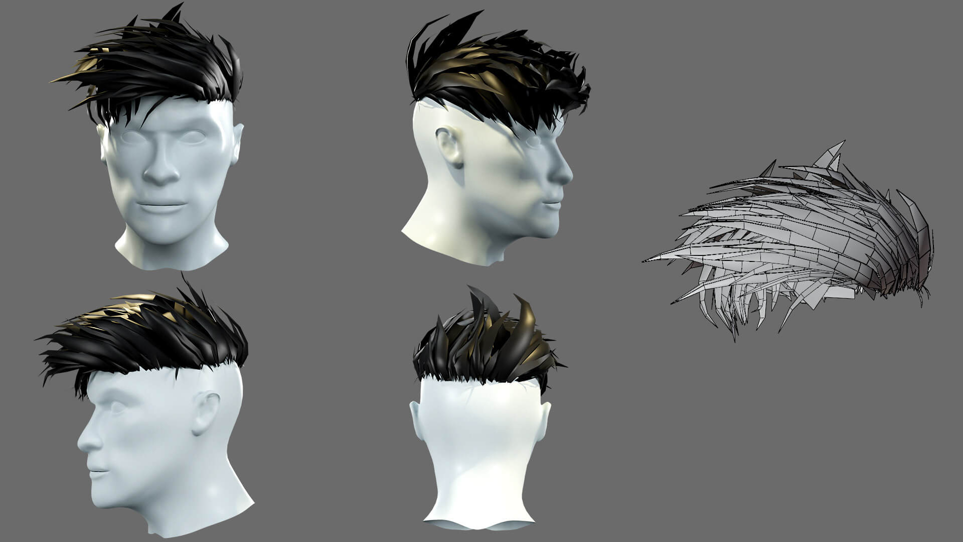 Caricature Hairstyles