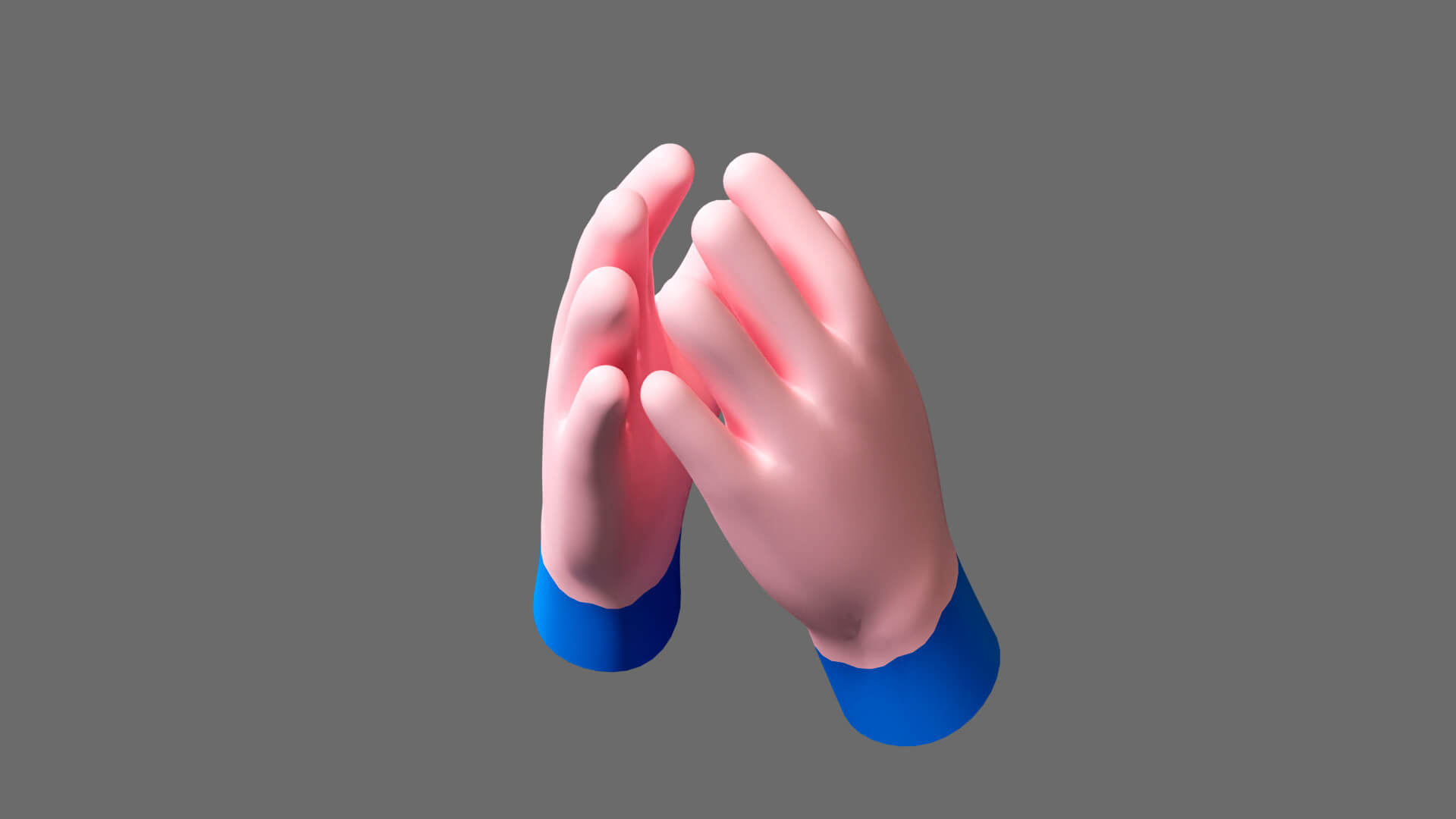 Cartoon Hands - 3D Model by 7ka