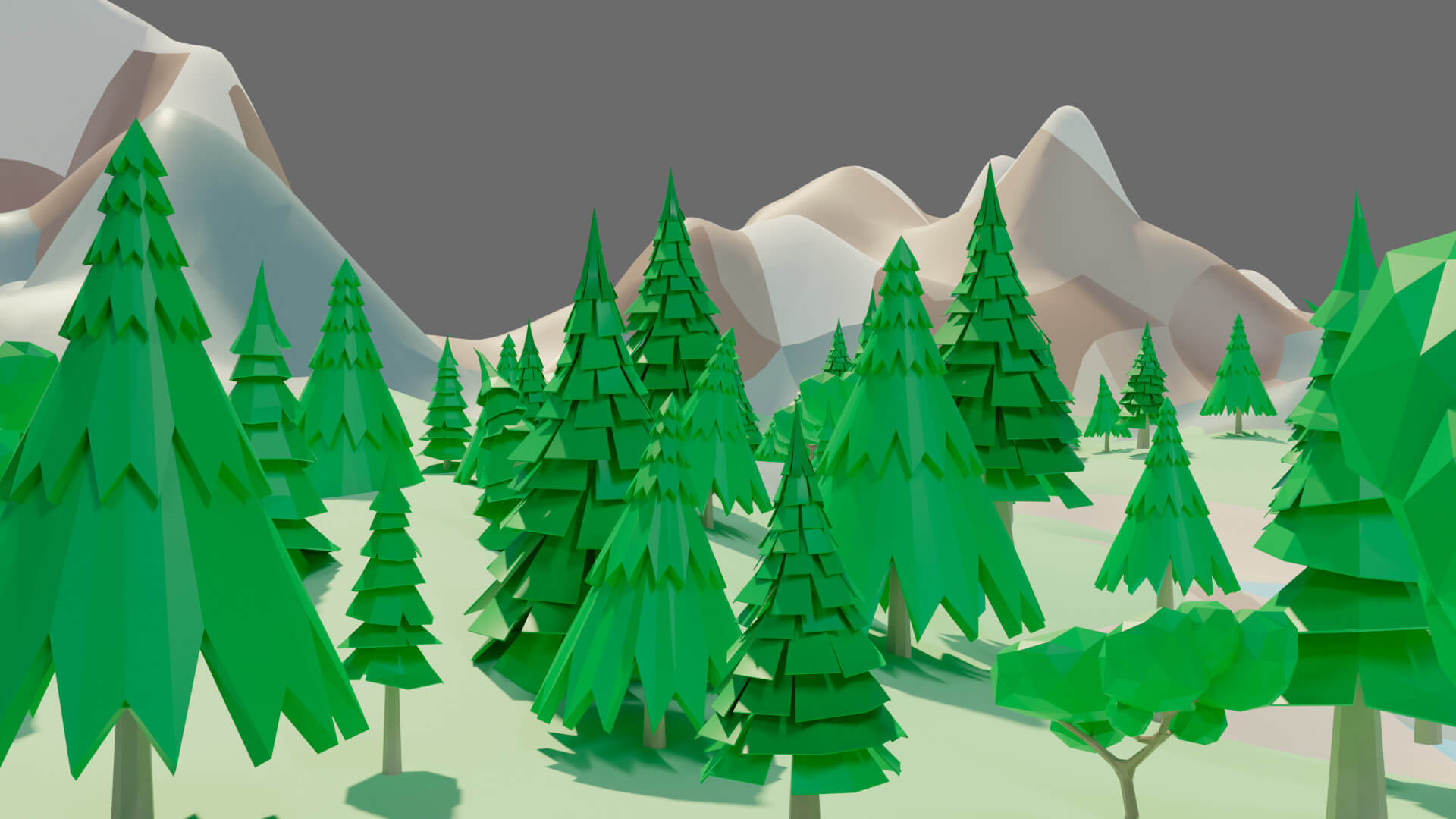 Cartoon Vegetation - 3D Model by 7ka