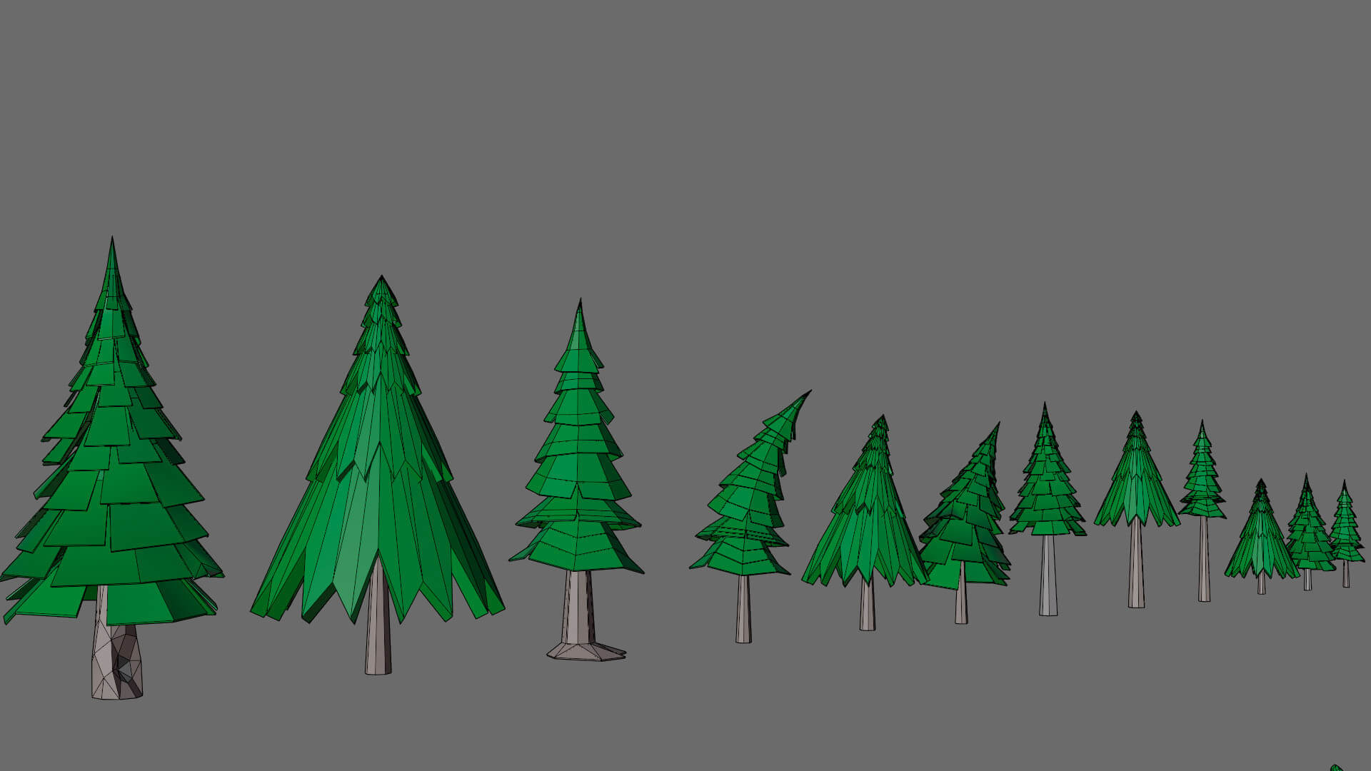 Cartoon Vegetation - 3D Model by 7ka